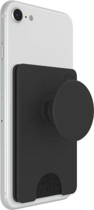 black iphone case with popsocket