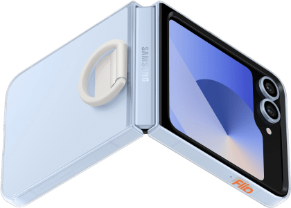 Samsung Galaxy Z Flip6 Clear Cover Case from Xfinity Mobile in Clear