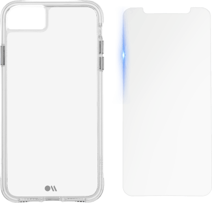 Case-Mate Apple iPhone SE (3rd Gen)-SE-8-7 Case & GLASS Screen Bundle ...
